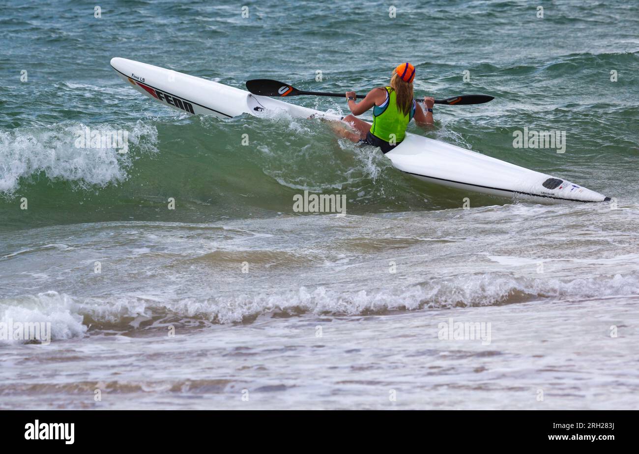 Branksome Chine, Poole, Dorset, UK. 13th August 2023. The Surf Life ...