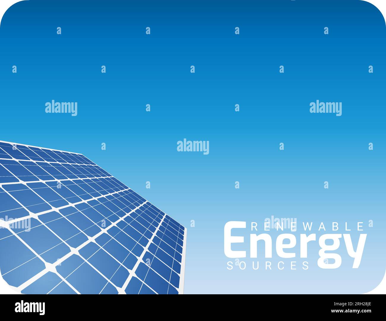 design about solar panel energy illustration, renewable energy resources Stock Vector Image ...