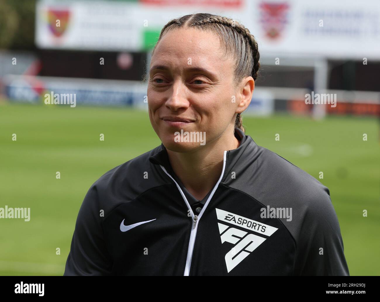 Fourth Official Referee Lauren Impey during National League match ...