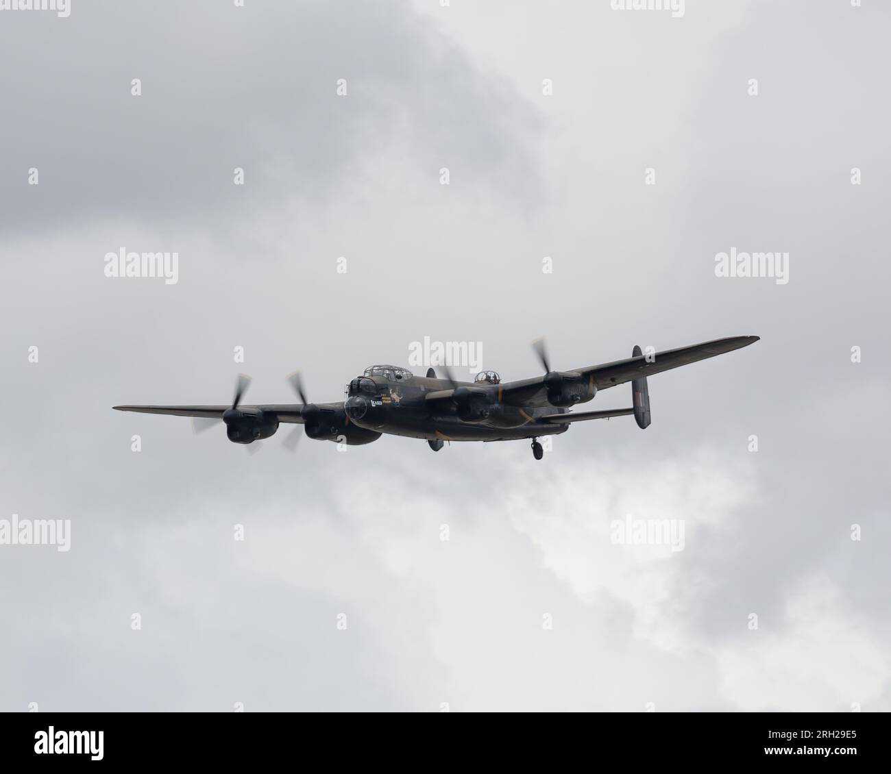 BBMF Avro Lancaster heavy bomber flying at RIAT 2023 Stock Photo - Alamy