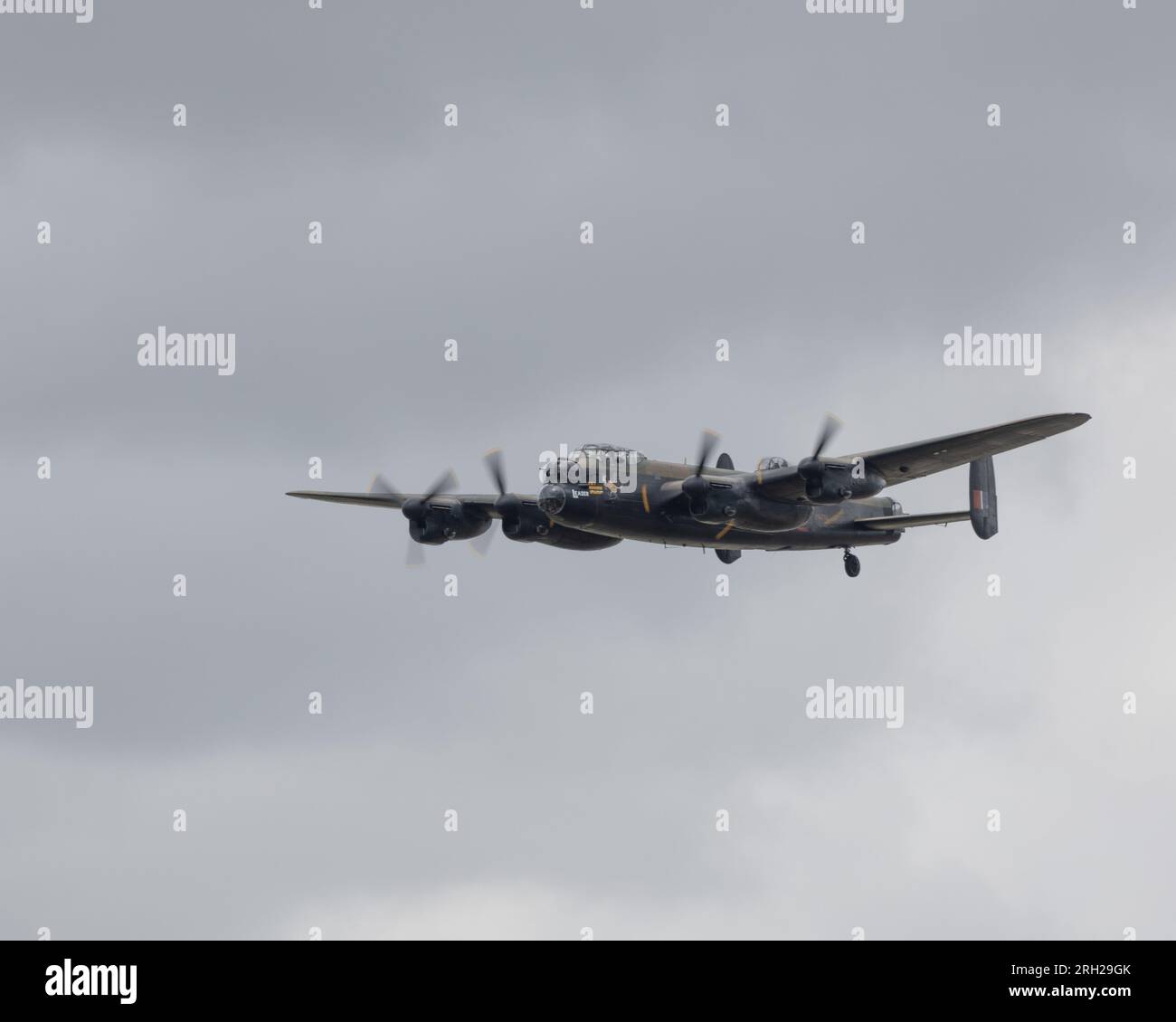 BBMF Avro Lancaster heavy bomber flying at RIAT 2023 Stock Photo - Alamy