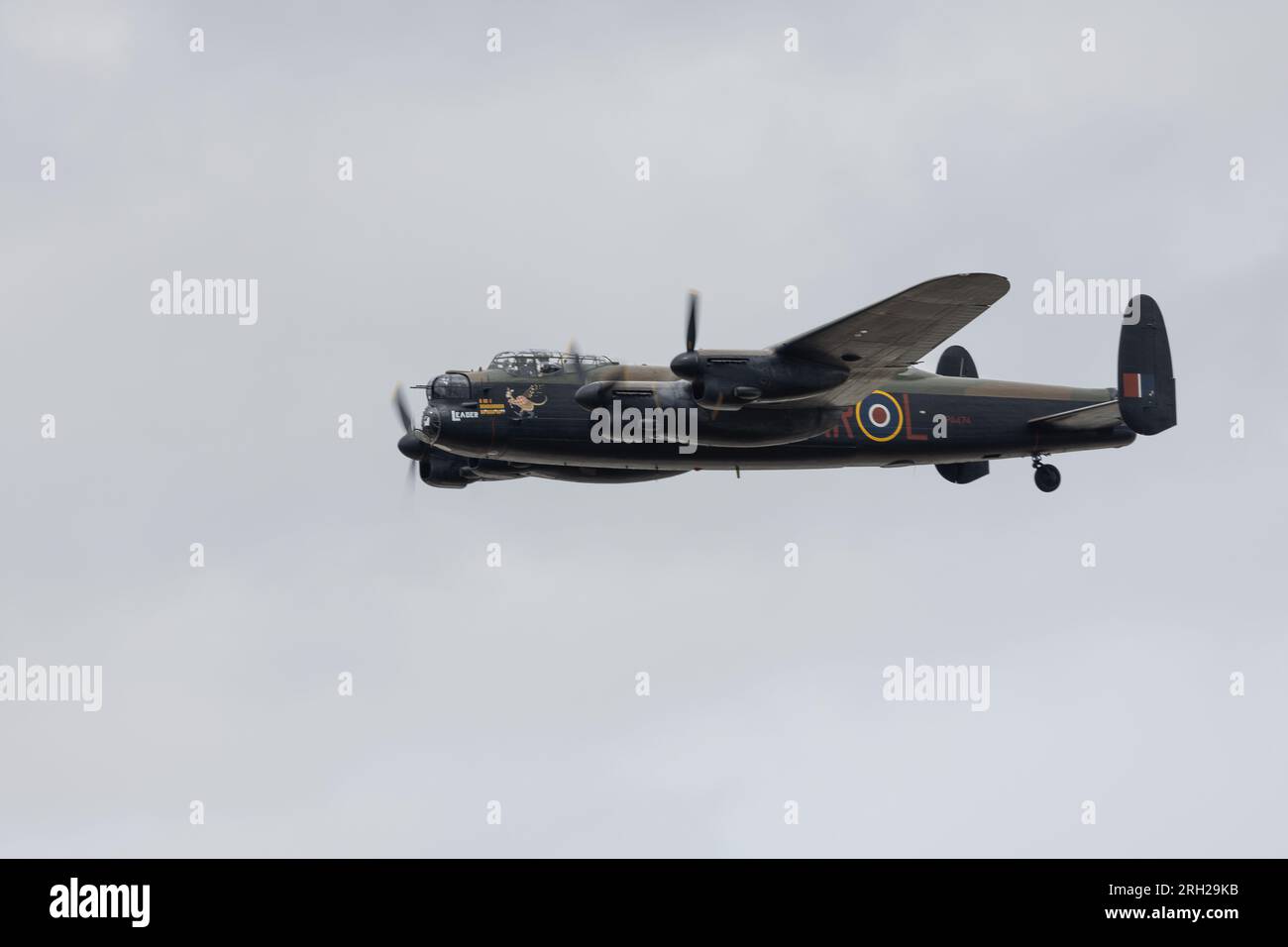 BBMF Avro Lancaster heavy bomber flying at RIAT 2023 Stock Photo - Alamy