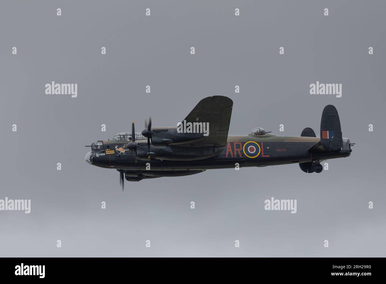 BBMF Avro Lancaster heavy bomber flying at RIAT 2023 Stock Photo - Alamy