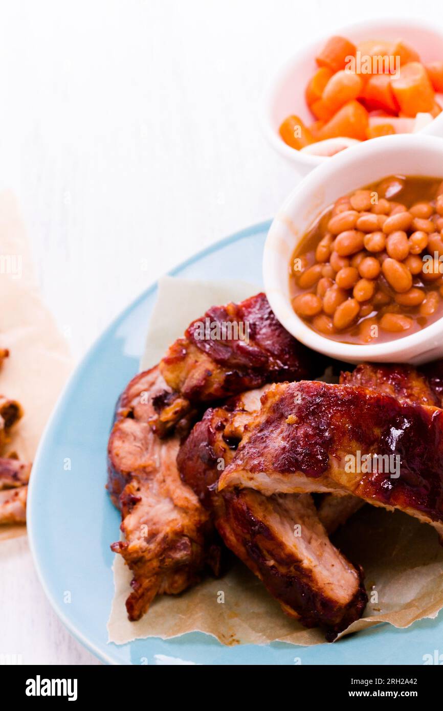 Baby Back Ribs Stock Photo - Alamy