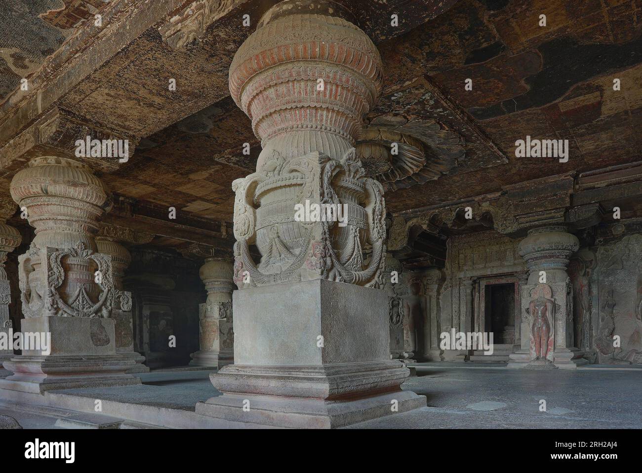 Details of the Ellora Caves are spectacular rock cut temple caves in ...