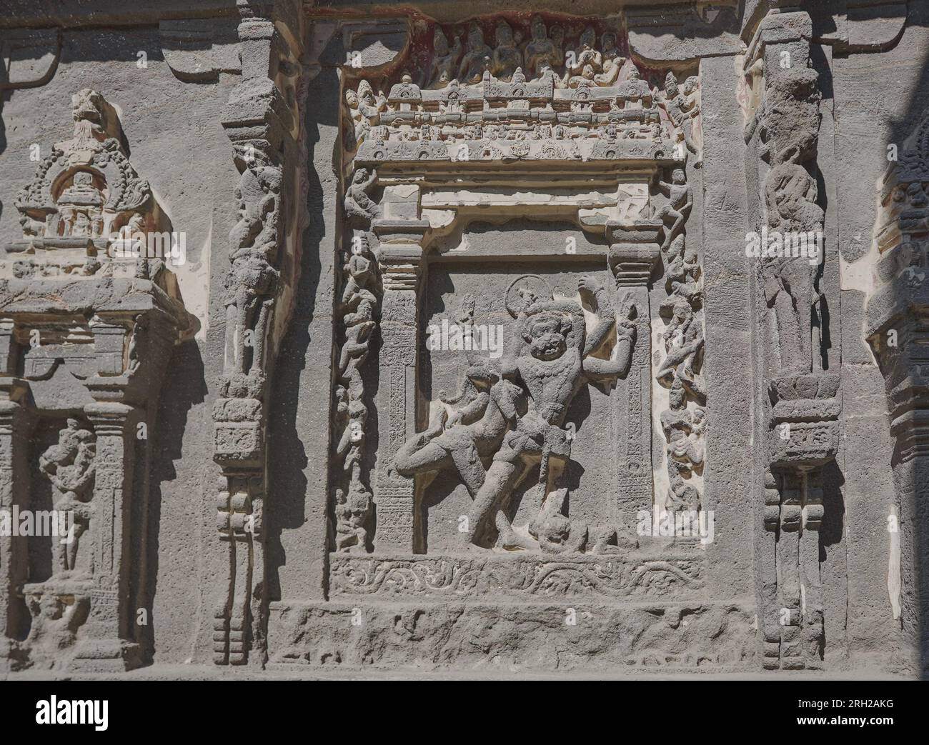 Details of the Ellora Caves are spectacular rock cut temple caves in ...