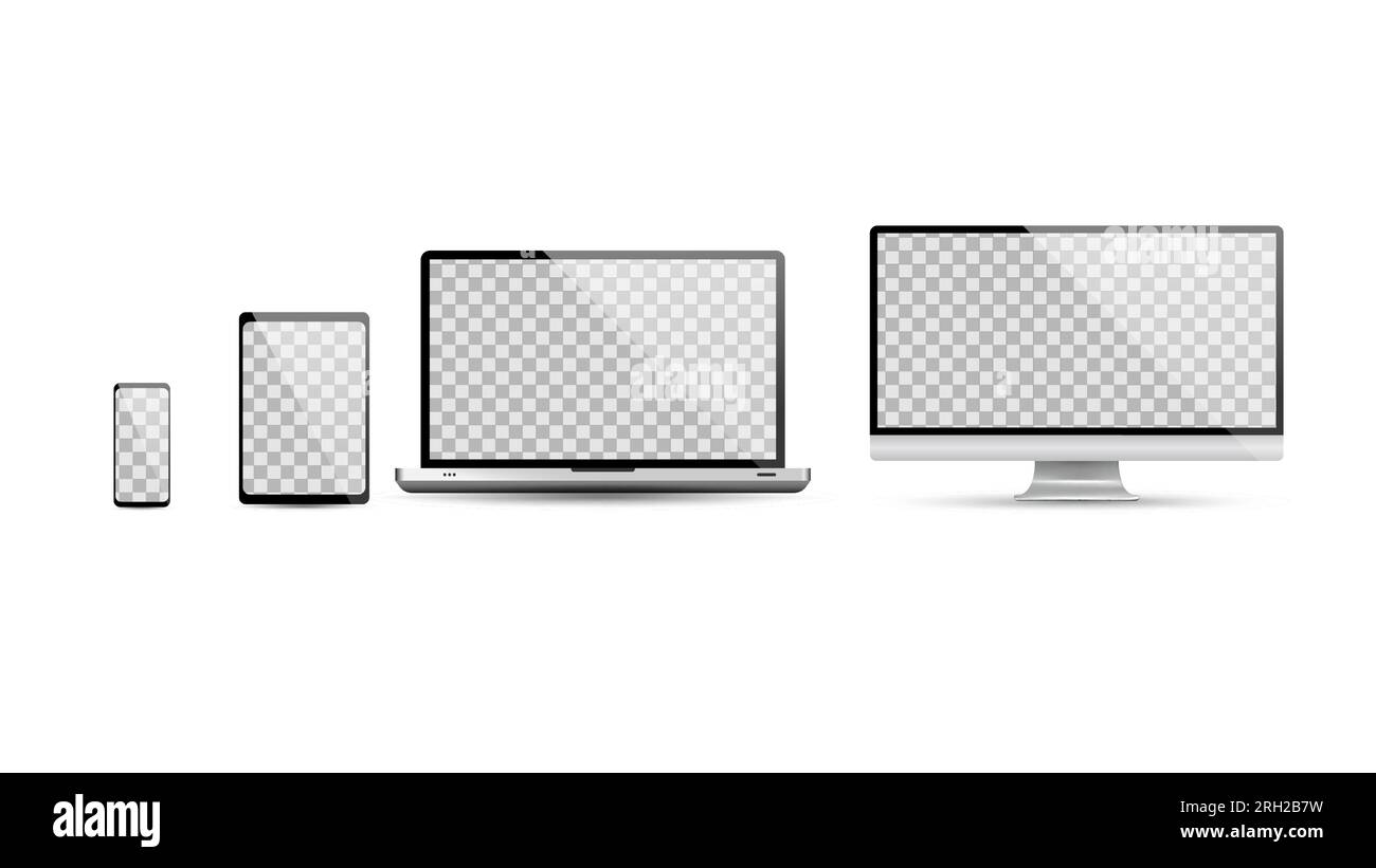 Blank screens Stock Vector Images - Alamy