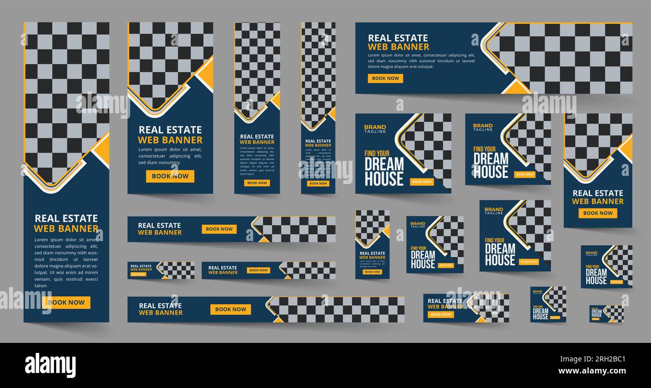 Business web bundle banner Stock Vector Images - Alamy