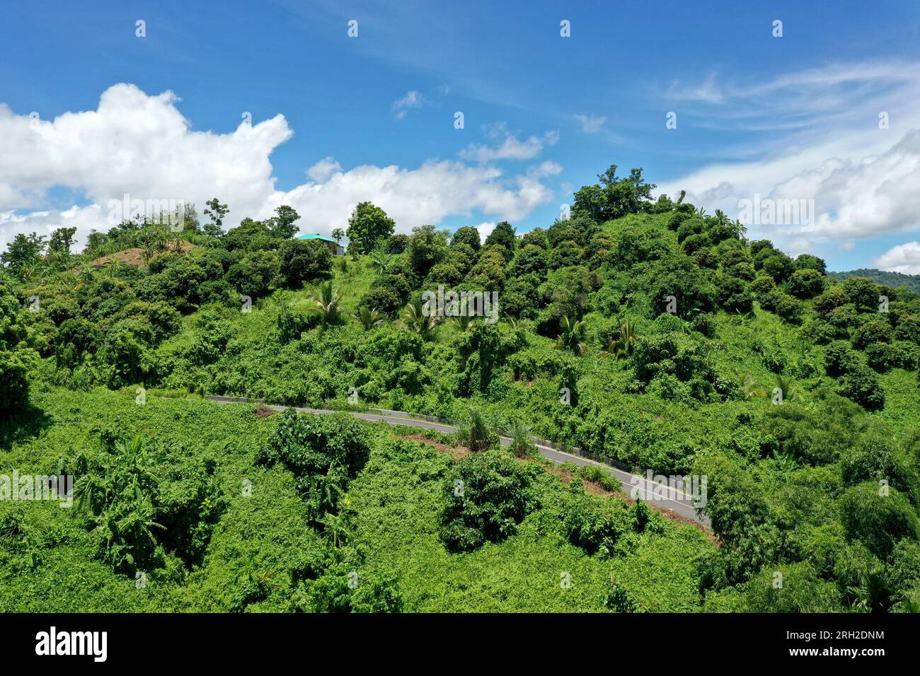 Rangamati, Bangladesh - July 25, 2023: The Bird's-eye view of Rangamati ...