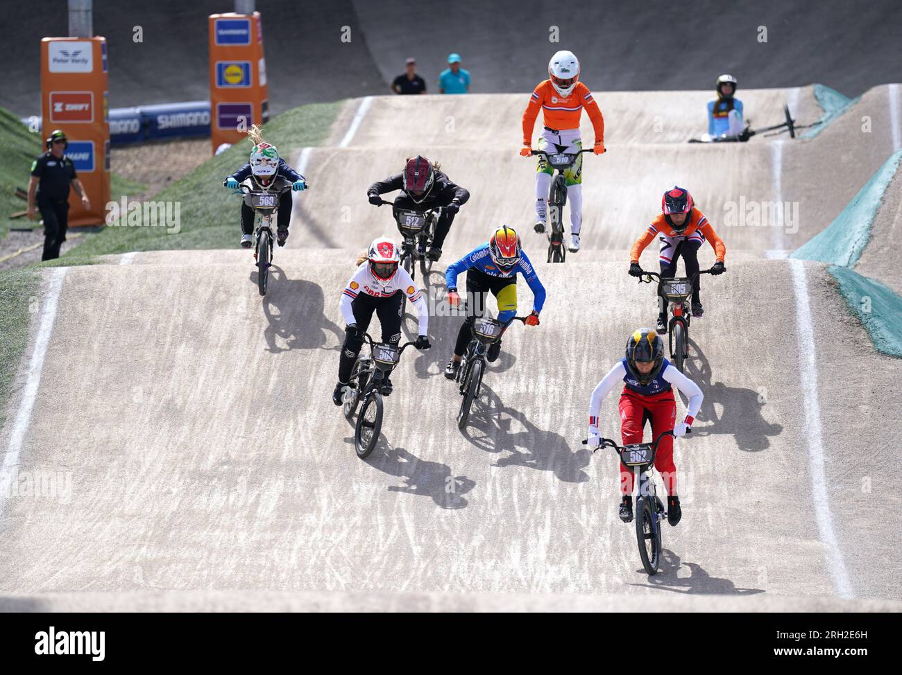 Great Britain's Emily Hutt (second left) in action during The Women's ...