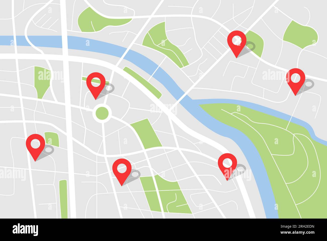 Street drawing blueprint Stock Vector Images - Alamy