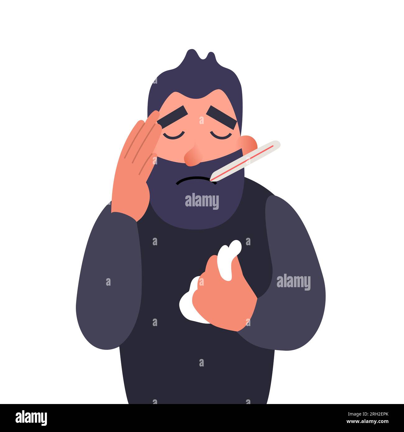 Cartoon sneezing mouth Stock Vector Images - Alamy