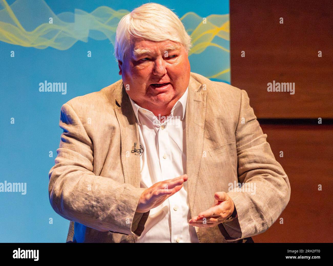 Edinburgh, United Kingdom. 13 August, 2023 Pictured: LBC presenter Iain ...