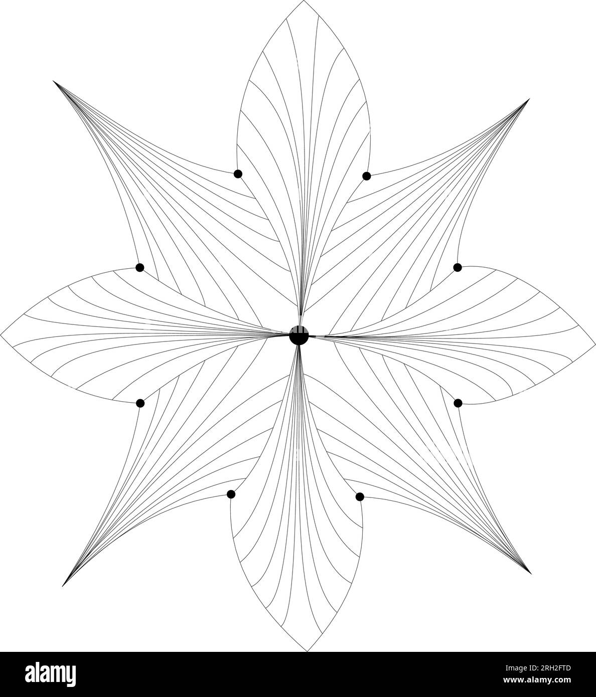 Leaf vector structure Stock Vector Images - Alamy