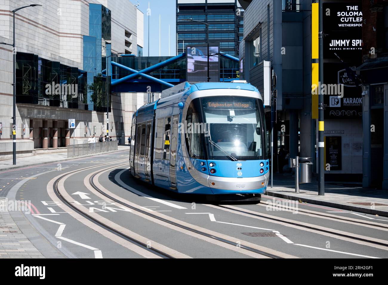 Birmingham metro tram hi-res stock photography and images - Alamy