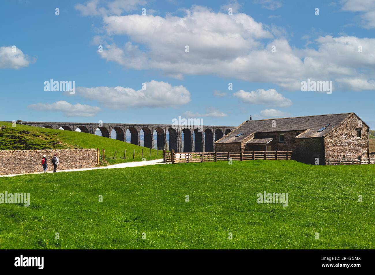 Ribble Viaduct in the North Yorkshire Dales Stock Photo - Alamy