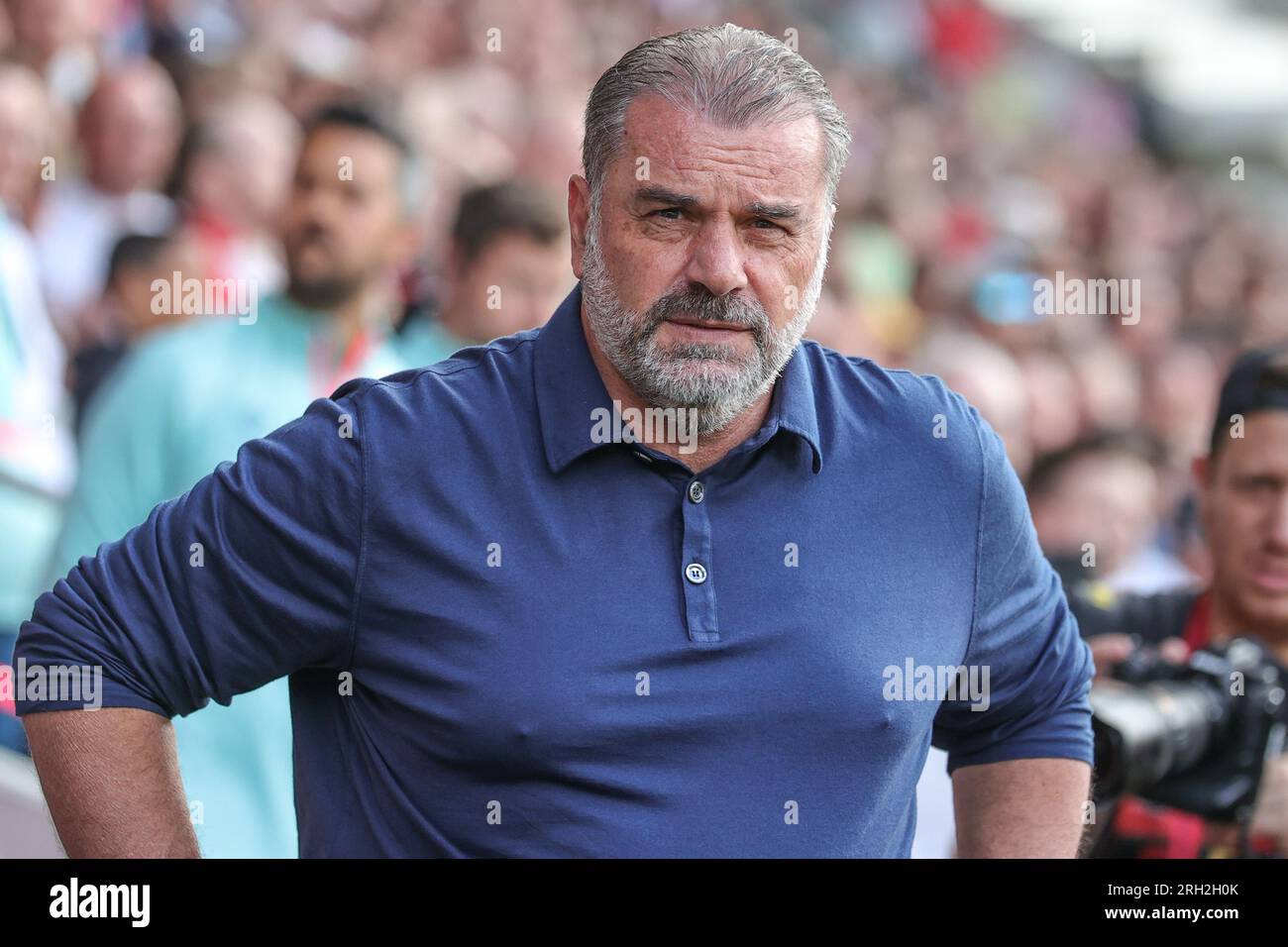 Ange Postecoglou during the Premier League match Brentford vs Tottenham ...