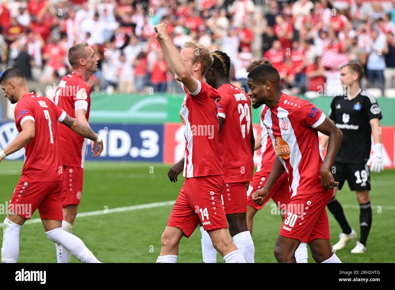 Essen, Germany. 13th Aug, 2023. Soccer: DFB Cup, Rot-Weiss Essen ...