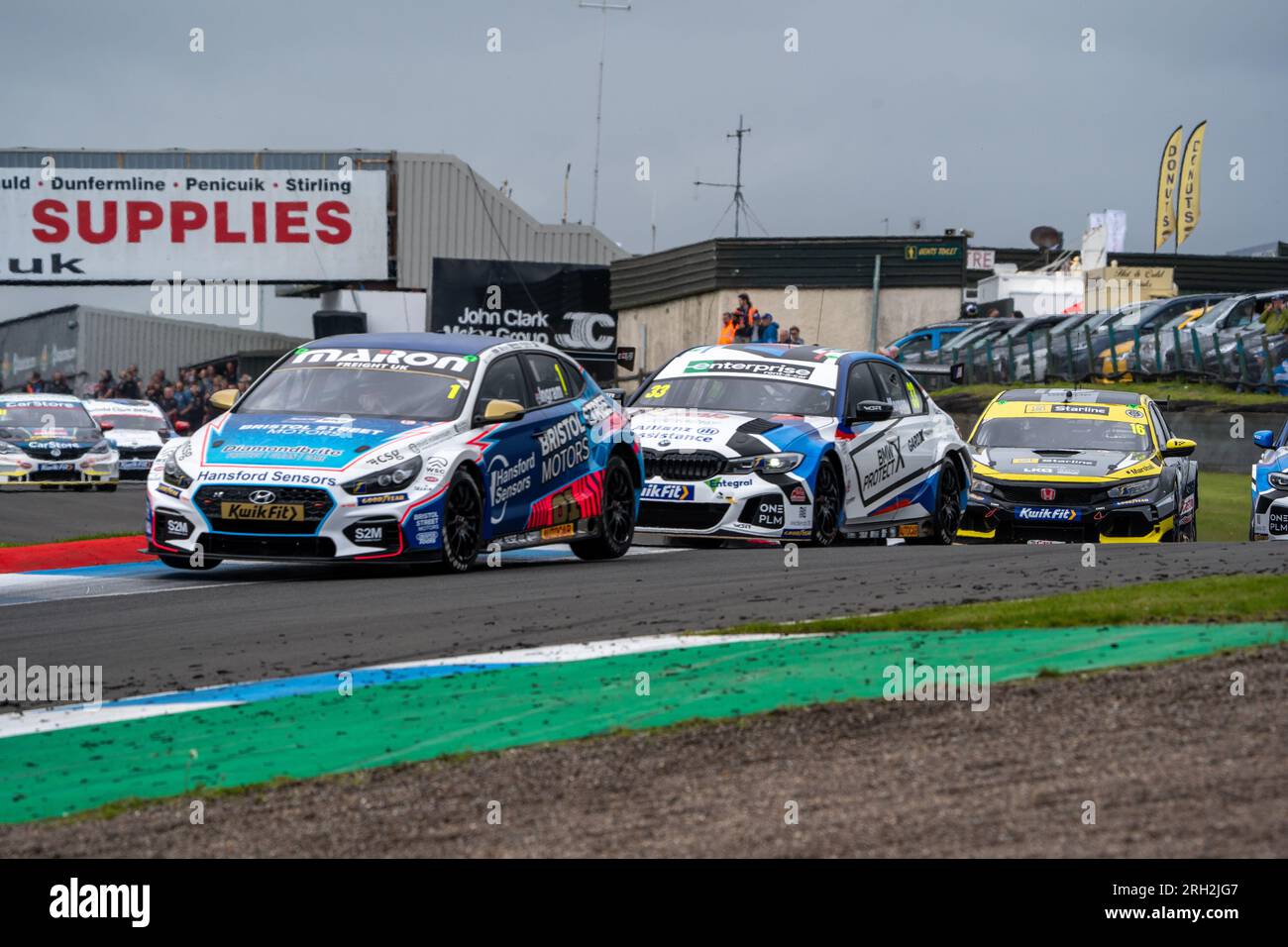 Dunfermline, UK. 13th Aug, 2023. BTCC Knockhill Race 1 during the ...