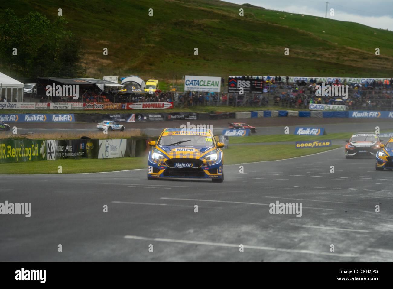 Dunfermline, UK. 13th Aug, 2023. BTCC Knockhill Race 1 during the ...