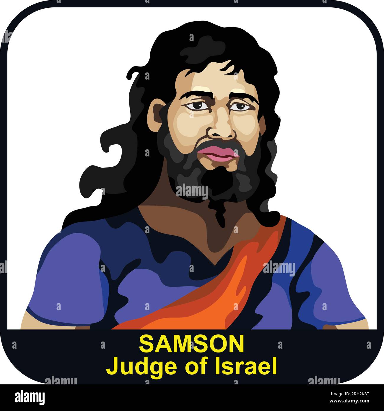 Samson 12th Judge of Israel Stock Vector Image & Art - Alamy