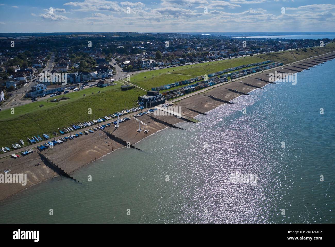 Tankerton Bay Slopes and Beach Tankerton Whitstable Kent Stock Photo ...
