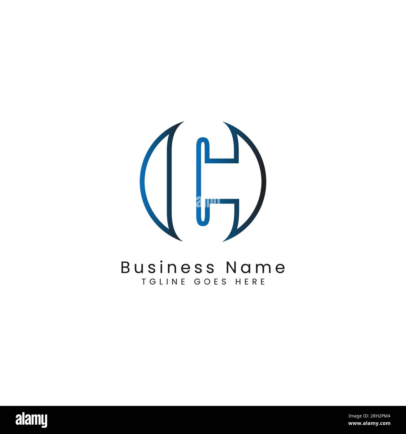 Letter C logo, Round shape symbol, Digital, Technology, Media, Cutout ...