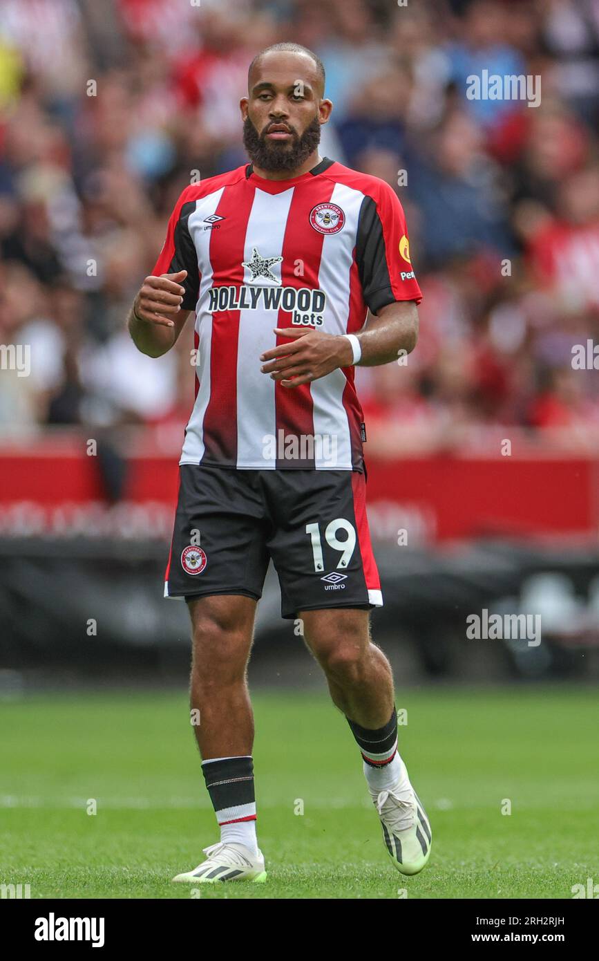 Bryan Mbeumo of Brentford during the Premier League match Brentford vs ...