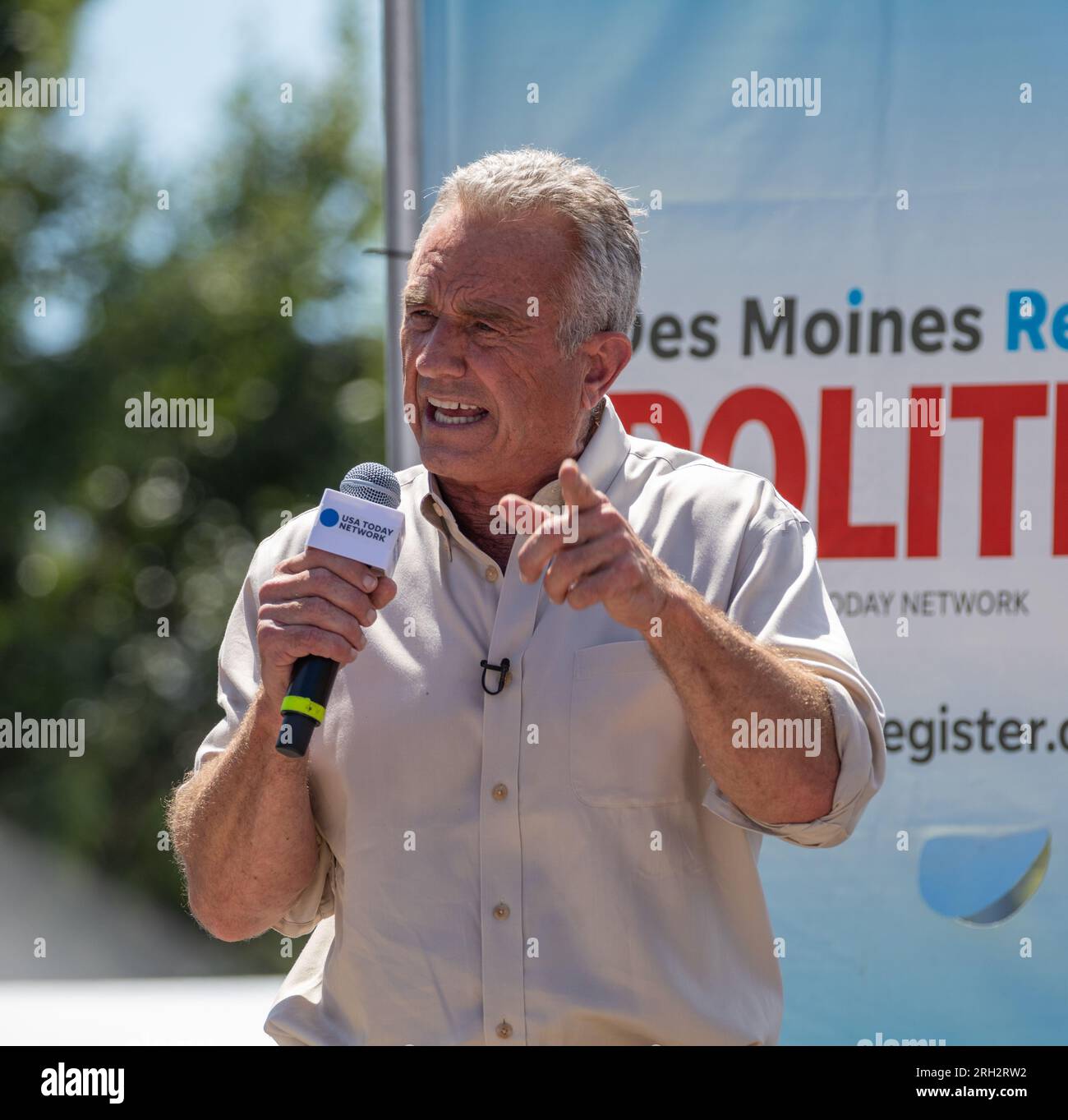 Des Moines, Iowa / USA - August 12, 2023: Author and Democratic ...