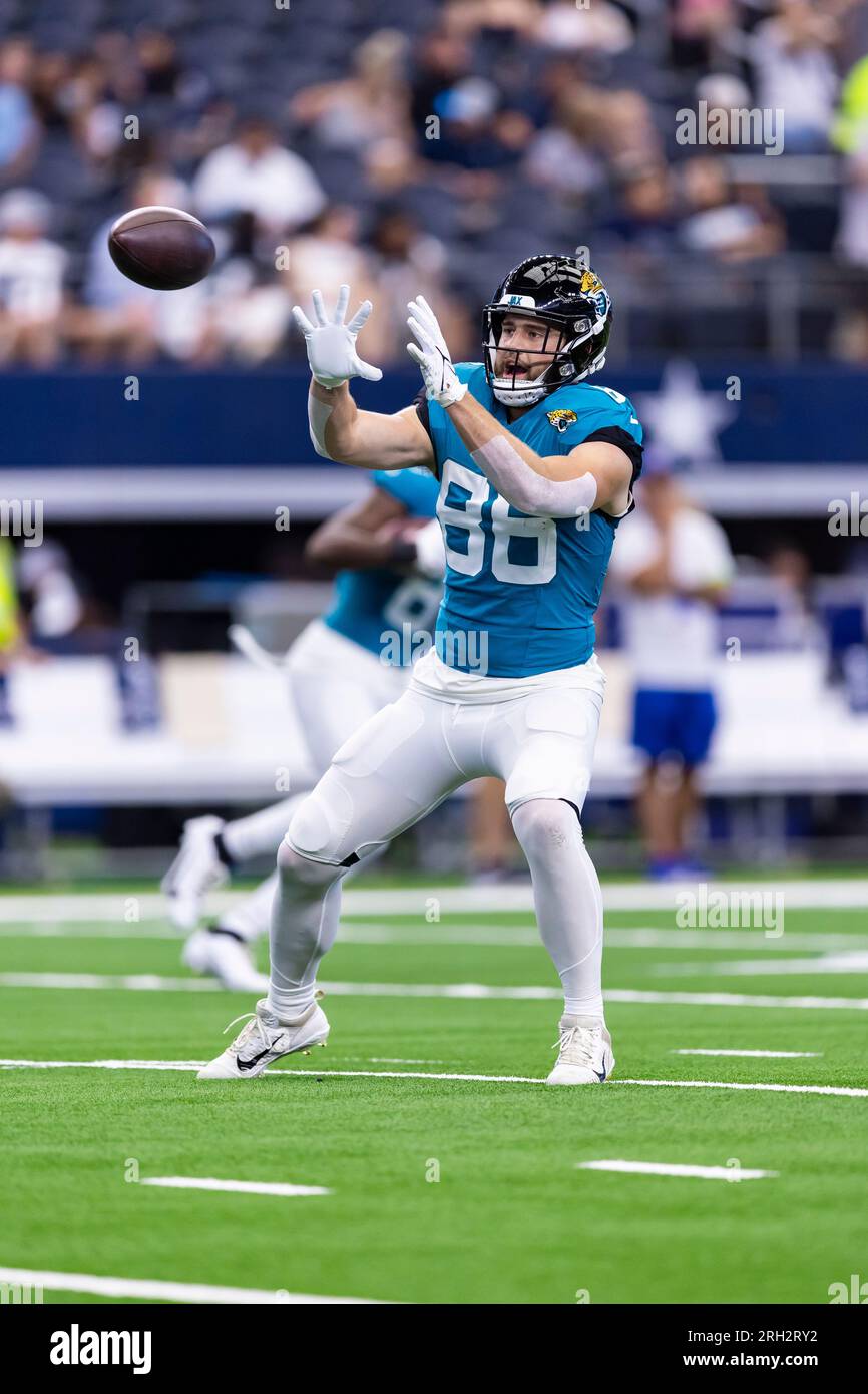 Jacksonville Jaguars tight end Gerrit Prince (86) catches a pass during ...