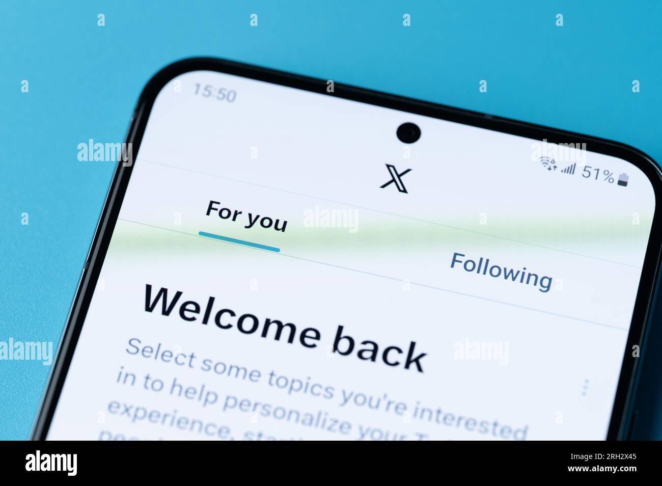 Twitter x logo hi-res stock photography and images - Alamy