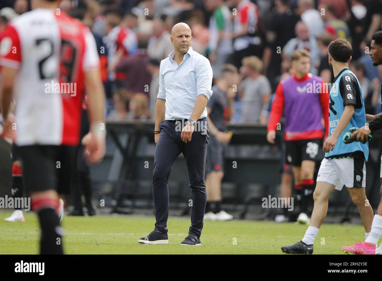ROTTERDAM - Feyenoord coach Arne Slot during the Dutch premier league ...