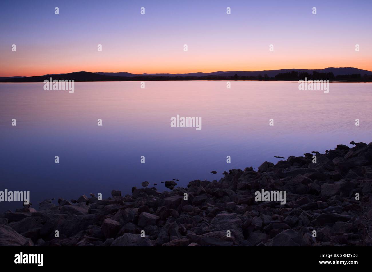 Summer sunset at the Pablo National Wildlife Refuge. Lake County ...