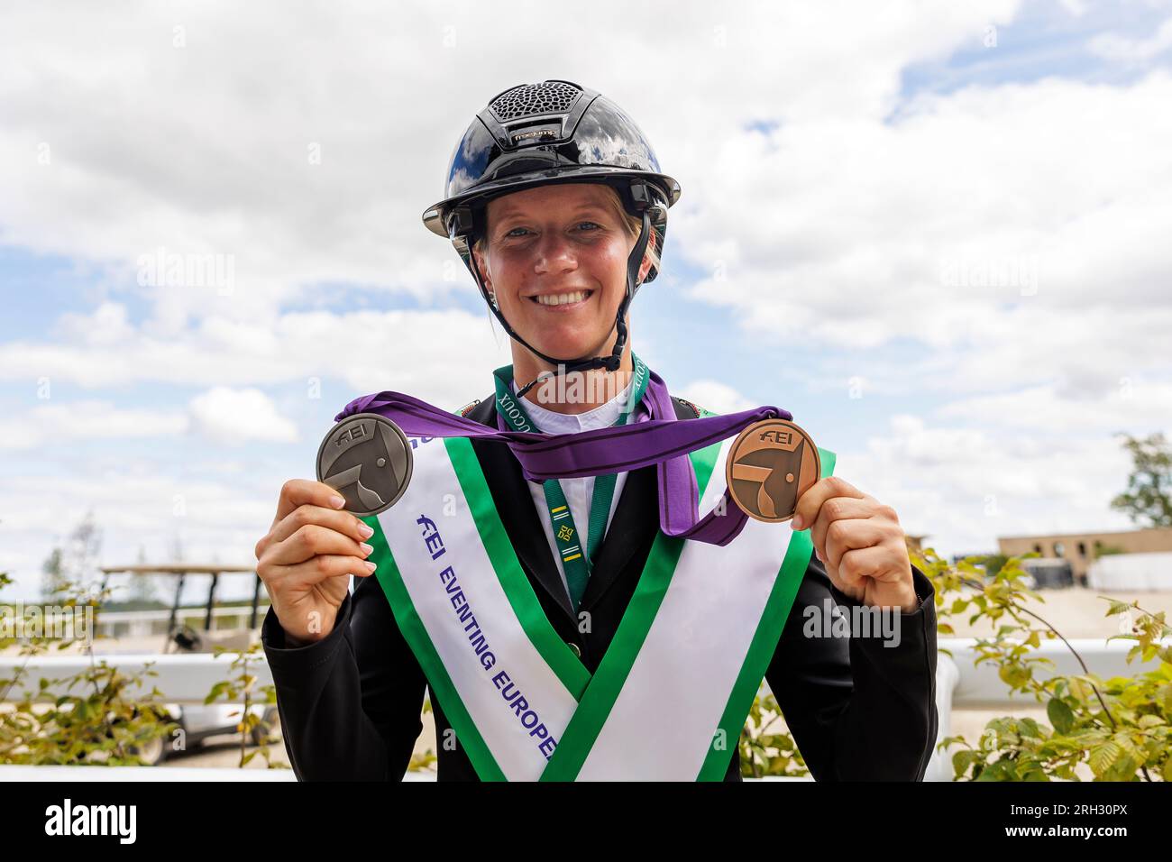 Le Pin Au Haras, France. 13th Aug, 2023. Equestrian Eventing, European ...