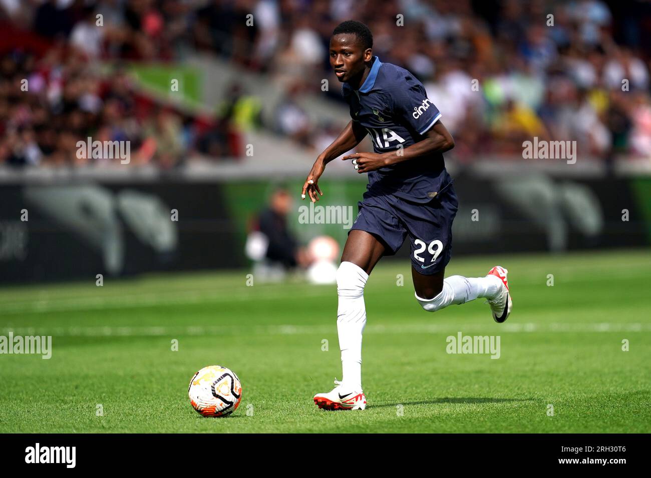 Tottenham Hotspur's Pape Sarr in action during the Premier League match ...