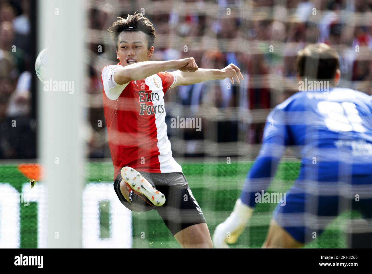 ROTTERDAM - Ayase Ueda of Feyenoord during the Dutch premier league ...