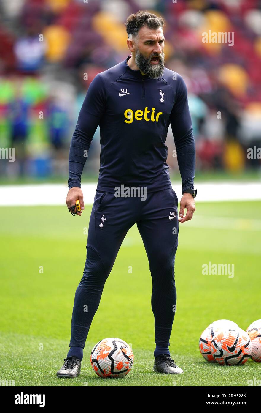 Tottenham Hotspur assistant coach Mile Jedinak before the Premier ...