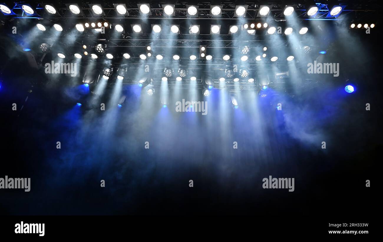concert and show abstract atmospheric background with with a lot of ...
