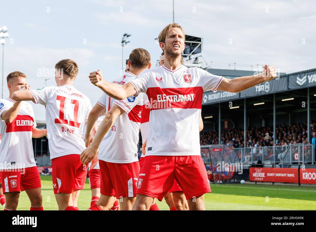 Almere, Netherlands. 13th Aug, 2023. ALMERE, 13-08-2023, Yanmar Stadion ...