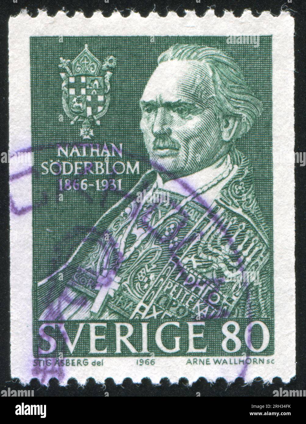SWEDEN - CIRCA 1966: stamp printed by Sweden, shows Nathan Soderblom ...