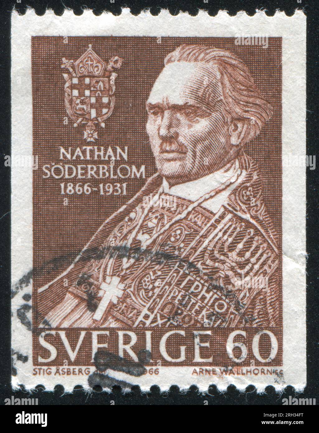 SWEDEN - CIRCA 1966: stamp printed by Sweden, shows Nathan Soderblom ...