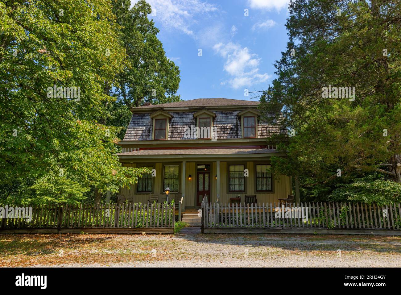 Rugby, Tennessee, USA - July 29, 2023:Newbury House built in 1880's was ...
