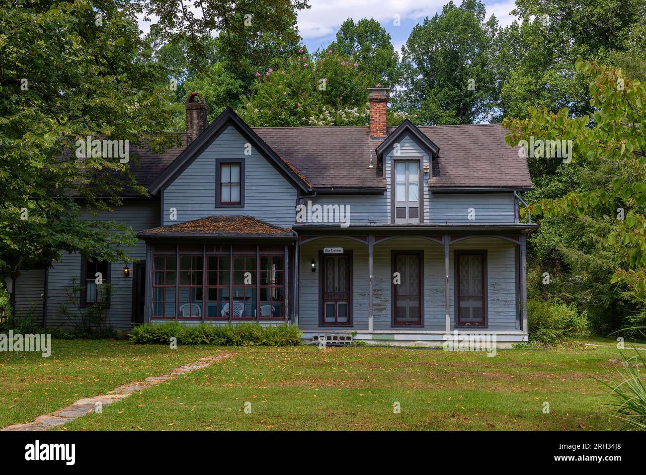Rugby, Tennessee, USA - July 29, 2023:Linder House still a private home ...
