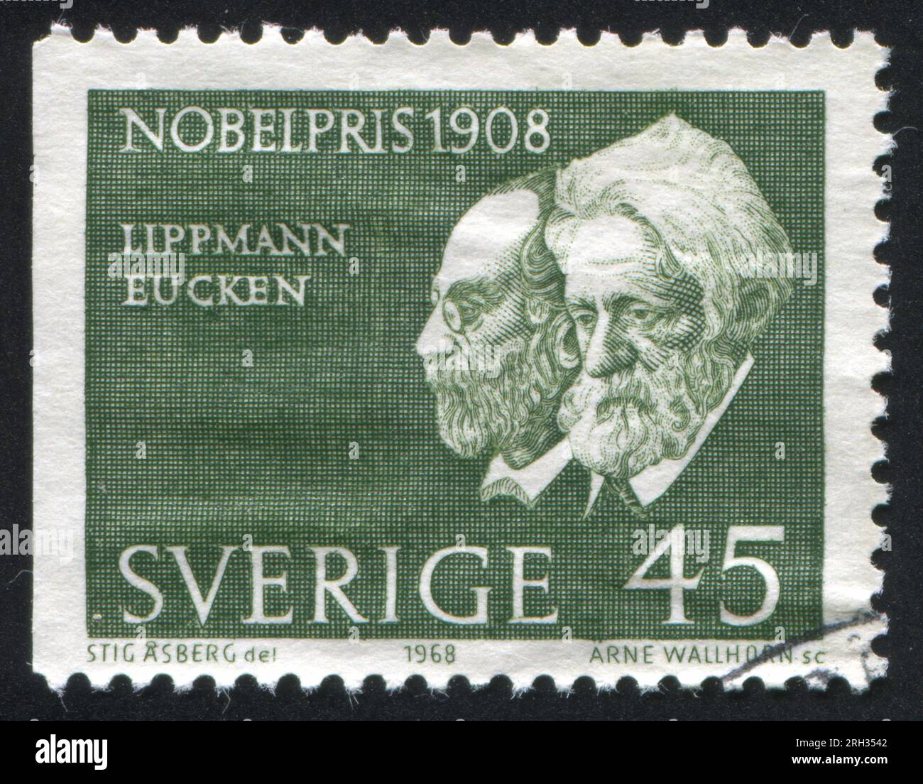SWEDEN - CIRCA 1968: stamp printed by Sweden, shows Gabriel Lippmann ...