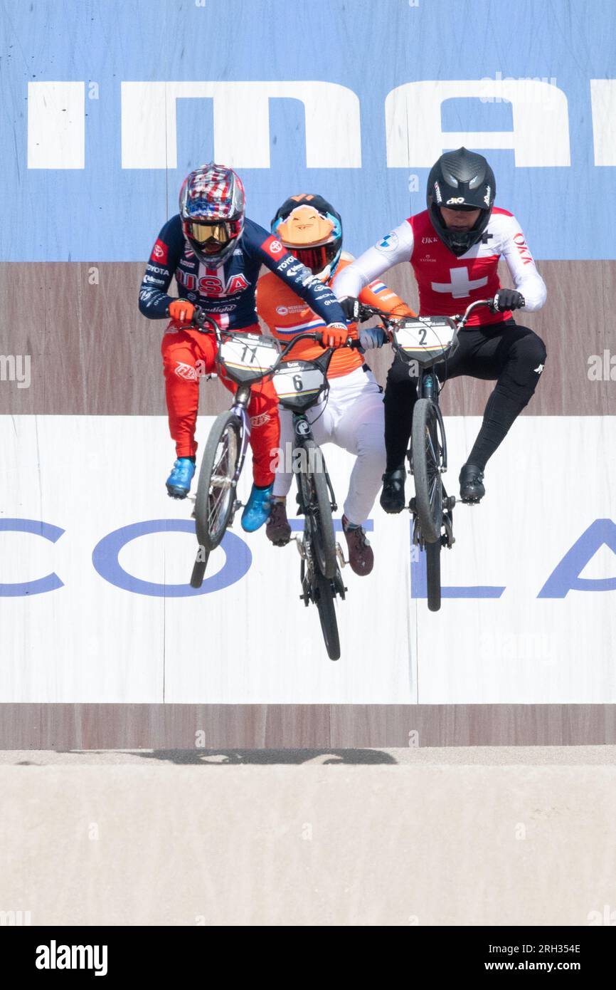 Glasgow BMX Centre, Glasgow, Scotland, UK. 13th Aug, 2023. UCI Cycling ...