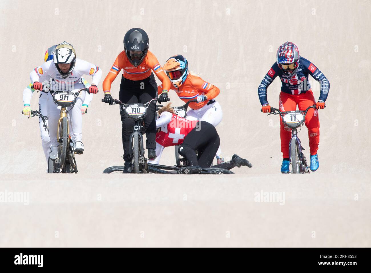 Glasgow BMX Centre, Glasgow, Scotland, UK. 13th Aug, 2023. UCI Cycling ...
