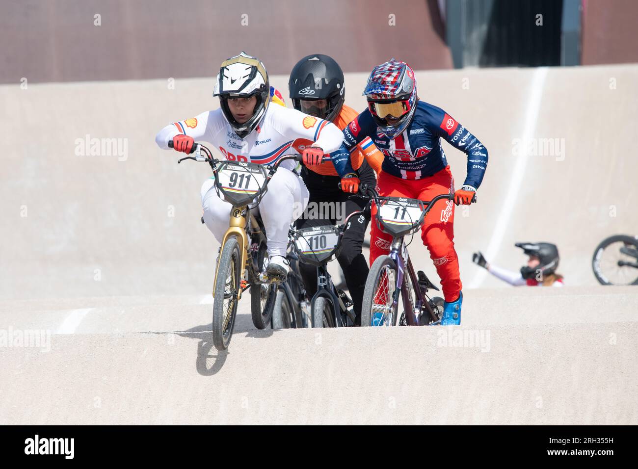 Glasgow BMX Centre, Glasgow, Scotland, UK. 13th Aug, 2023. UCI Cycling ...
