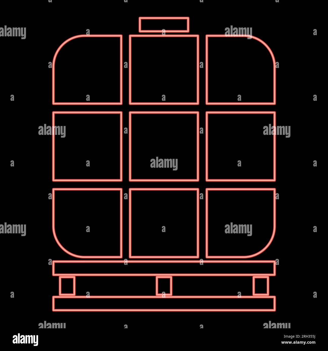 Neon iBC intermediate bulk container tank for liquids fluid water ... Neon iBC intermediate bulk container tank for liquids fluid water ...