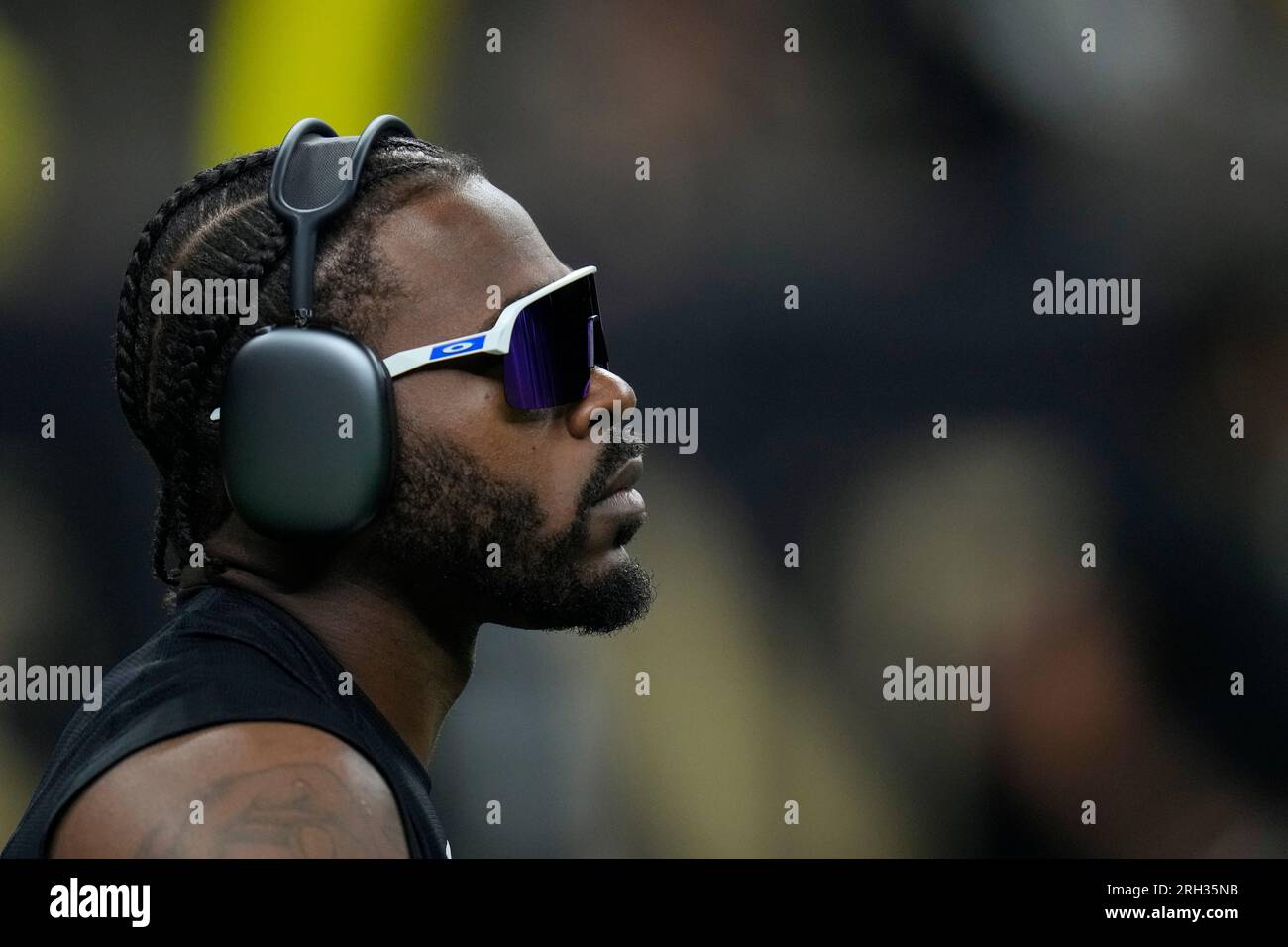 New Orleans Saints safety J.T. Gray (48) warns up before a preseason ...