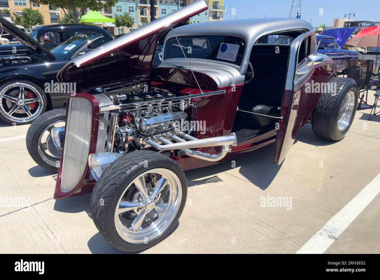 Little Elm, Texas - June 11, 2023: Vintage american car Ford Model B 3 ...